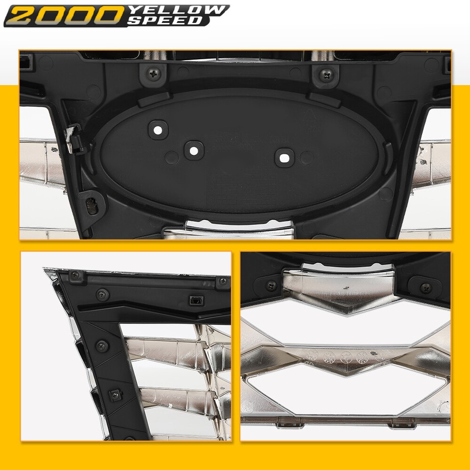 Fit For 2022 2023 Hyundai Tucson Nickeling Front Upper Grille 86350 ...