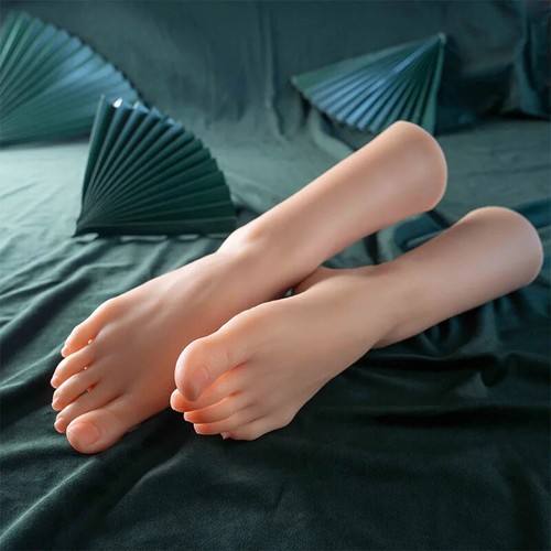 Simulation Female Mannequin Feet Silicone Foot Model Nail Art Practice ...