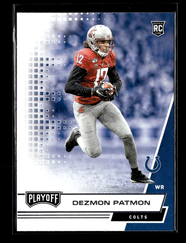 2020 Panini Playoff #255 Dezmon Patmon RC Indianapolis Colts | eBay