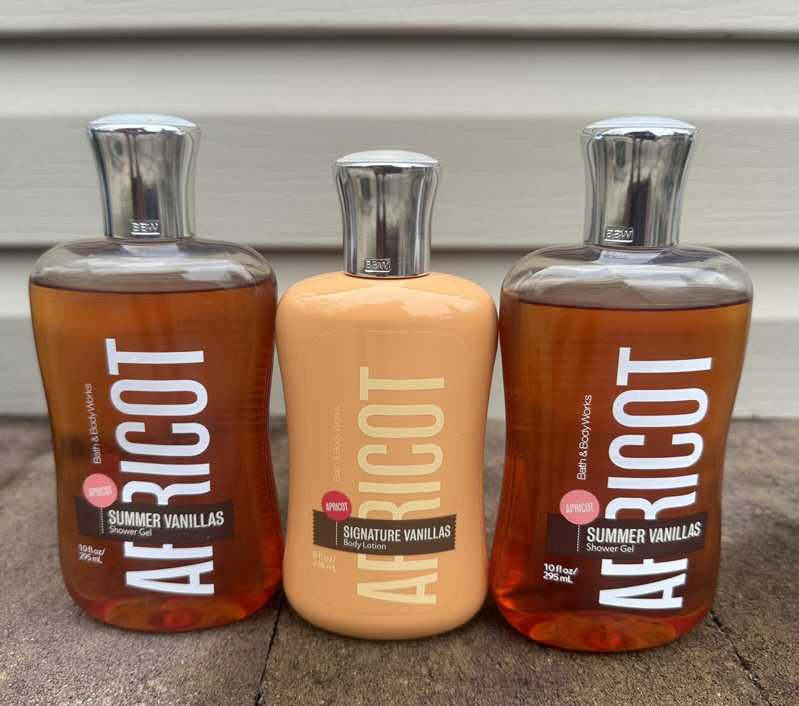 Bath Body Works Signature Vanillas Apricot Lotion Shower Gel wash soap ...