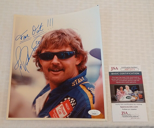 TIM RICHMOND Autographed Signed 8x10 Photo NASCAR JSA 1982 Far Out ...