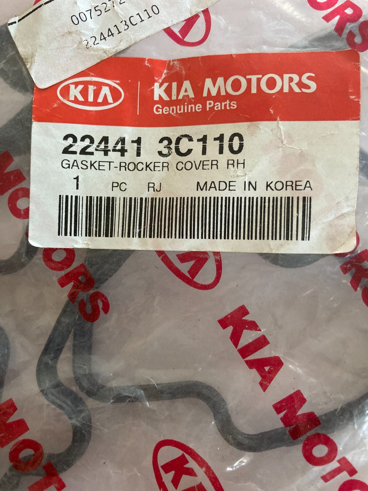 KIA HYUNDAI OEM Genuine - 22441 3C110 GASKET ROCKER COVER RH | eBay