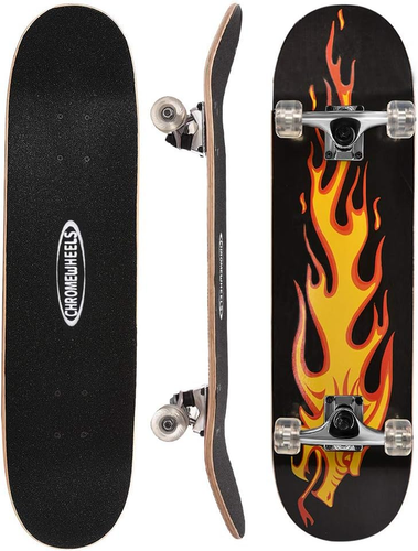 31 Inch Skateboard Double Kick Skate Board Cruiser Longboard 8 Layer ...