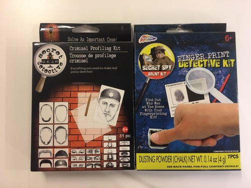 Fingerprint Detective Kit/Criminal Profiling Kit Bundle | eBay