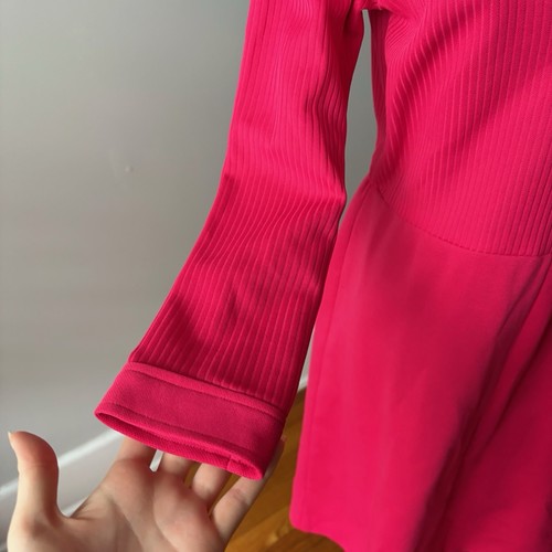 Vintage 1970s Day Glo Pink Polyester Dress Women’s Used Cute Hippie ...