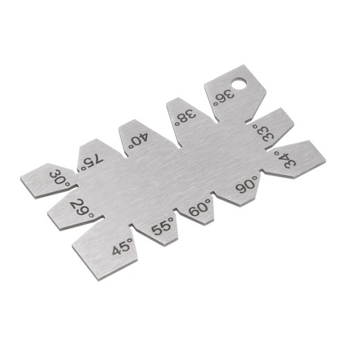 Screw Thread Gauge Cutting Angle Gage Template 29° to 90°, 1.2mm ...