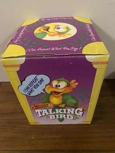 Electronic Talking Parrot Plush Toucan Bird On Swing Repeats Mimics ...