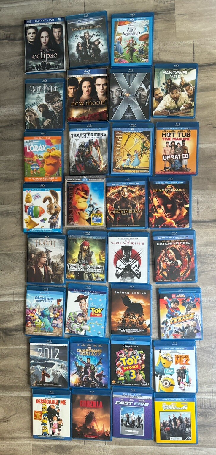 Blu-ray DVD lot Movies 31 Various Titles All Shown In Photo READ ...