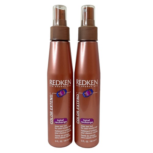 2x Lot Redken Color Extend TOTAL RECHARGE INNER HAIR FUEL Color Treated ...