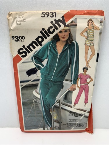 Simplicity 5931 Misses Lounge Sweat Suit Joggers Pattern 6-10 *Uncut ...