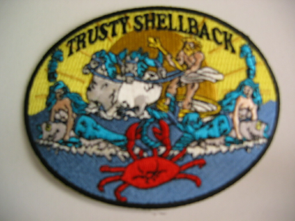 U .S. NAVY TRUSTY SHELLBACK PATCH INSIGNIA BADGE | eBay