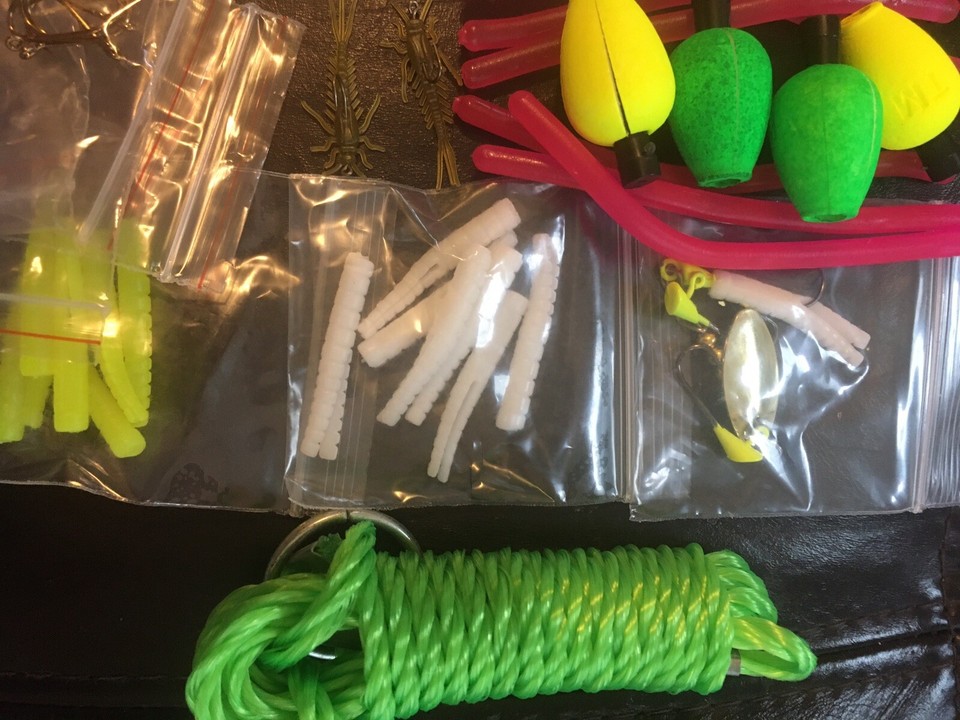 2 Trout Magnet Tackle Box Kits- 68pc Bundle Spin, E-Z Floats, Bugs, and ...