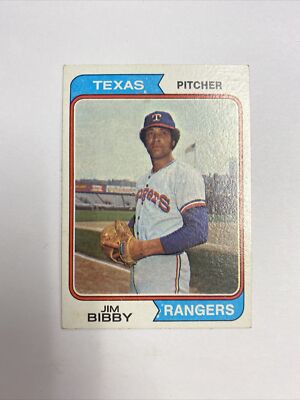 1974 Topps Baseball Jim Bibby Texas Rangers Card #11 | eBay