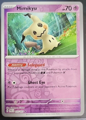 Pokémon TCG Mimikyu Scarlet & Violet - Paldea Evolved 097/193 Reverse ...