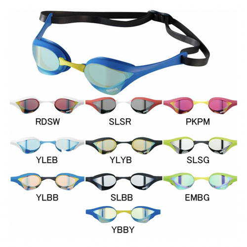 arena Swimming Goggles Cobra Ultra Mirror Lens FINA Approved Unisex ...