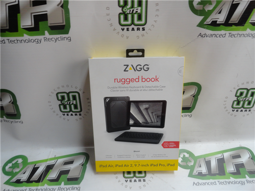 ZAGG Rugged Book Wireless Keyboard Case for iPad Air Air 2 9.7in New in ...