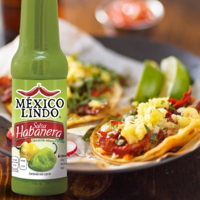 4 pack Gourmet "Salsa Castillo" Mexico Lindo Hot Sauce Salsas (5oz/ea ...