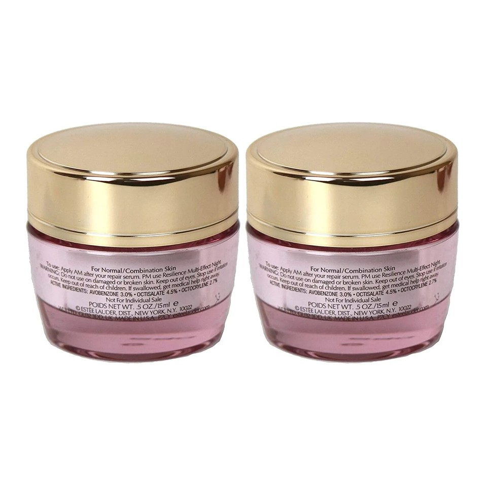 2x 0.5 oz Estee Lauder Resilience Multi Effect Tri Peptide Face&Neck ...