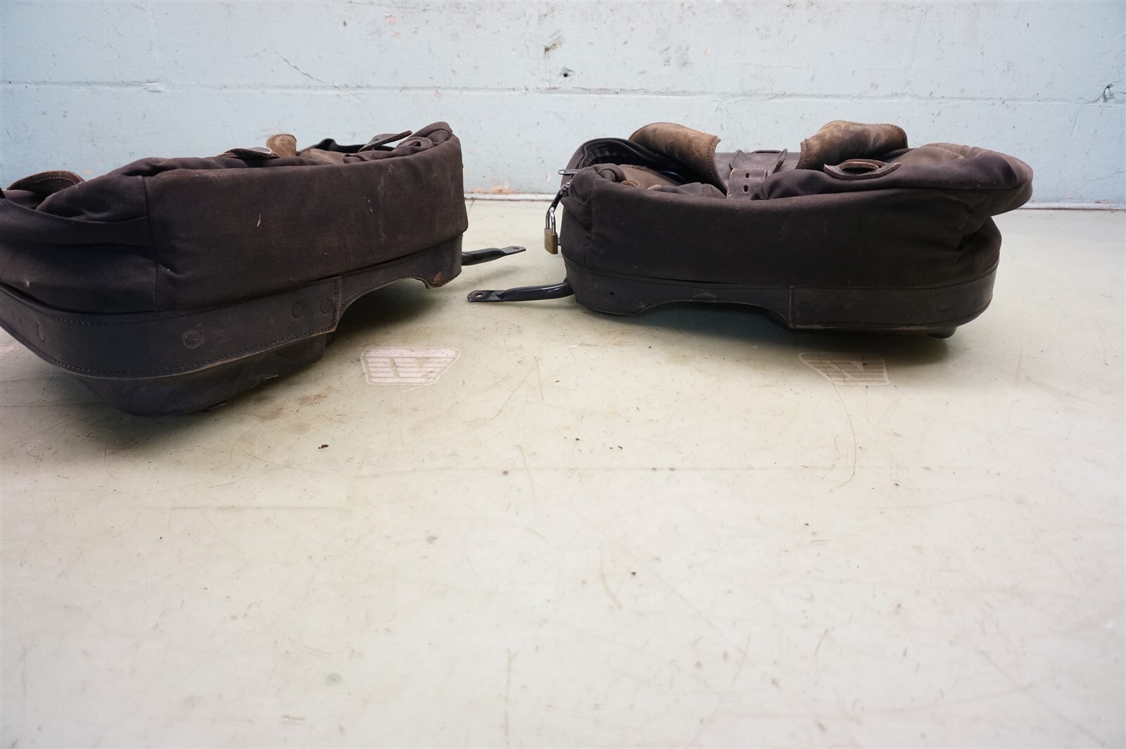 Harley FXRS Convertible saddlebags FXR bags canvas/leather FXRT FXRP ...