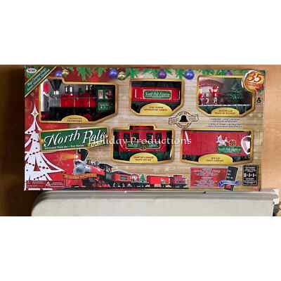 EZTech Holiday Express 35pc Christmas Tree Train Set New! | eBay