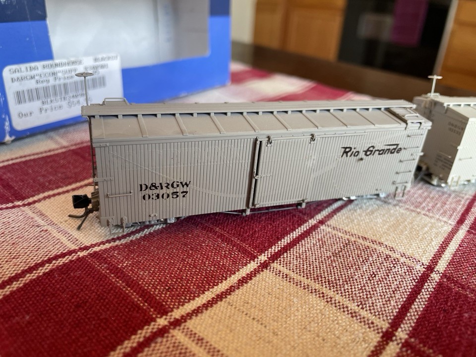 HOn3 Blackstone D&RGW Supply Car # 03131 Unweathered (with Bonus Car ...