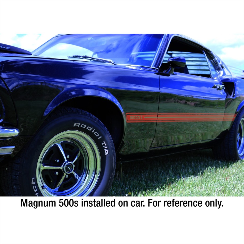 Mustang Wheels Set of 4 Magnum 500 5 Lug 15X8 1964 - 1973 - Wheel ...