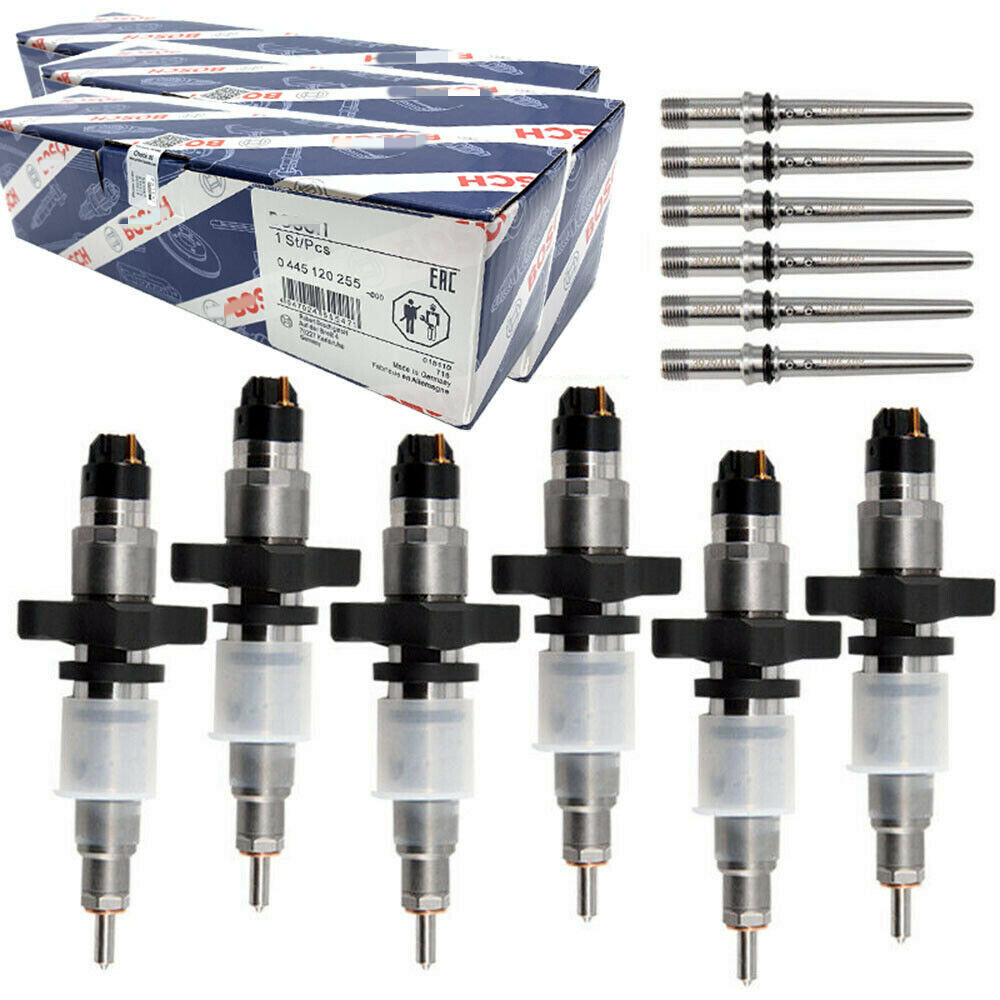 6x Bosch Fuel Injector 0445120255 For 2003-2004 Dodge Ram 2500 3500 ...