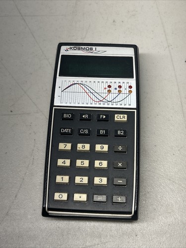 Vintage KOSMOS 1 Computer Biorhythm Math Calc Machine Calculator Japan ...