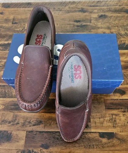 SAS Tripad Comfort Brown Leather Loafers Slip On Shoes Women's Size 8N ...