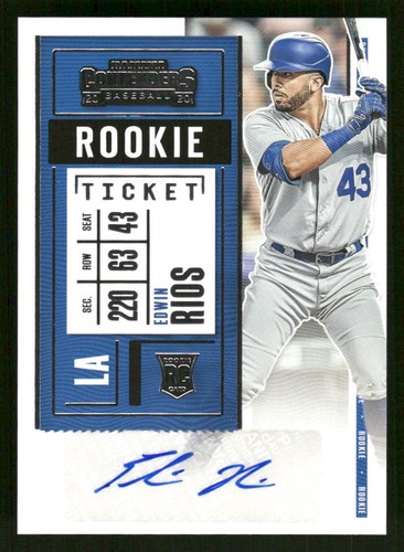 2020 Panini Contenders Edwin Rios Auto AU #129 Card | eBay.de