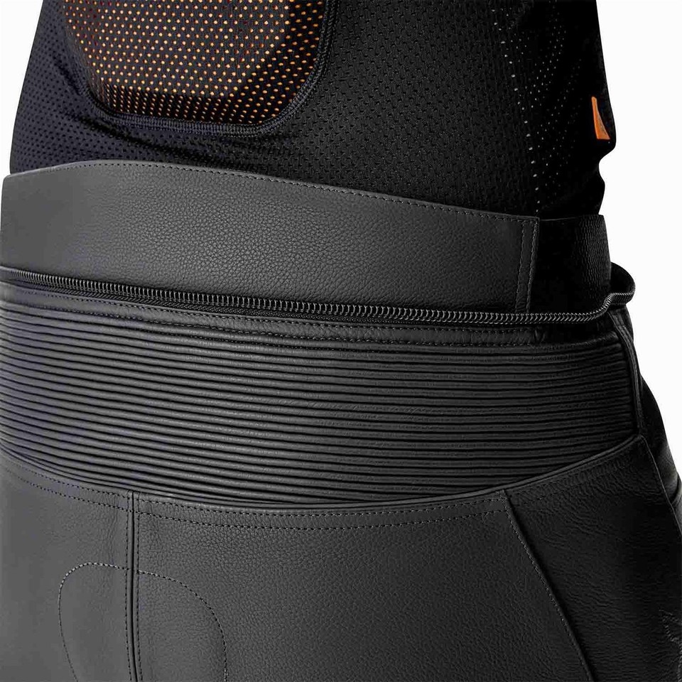 RST S1 D3O Mens Leather Motorcycle Motorbike Trousers Black | eBay UK