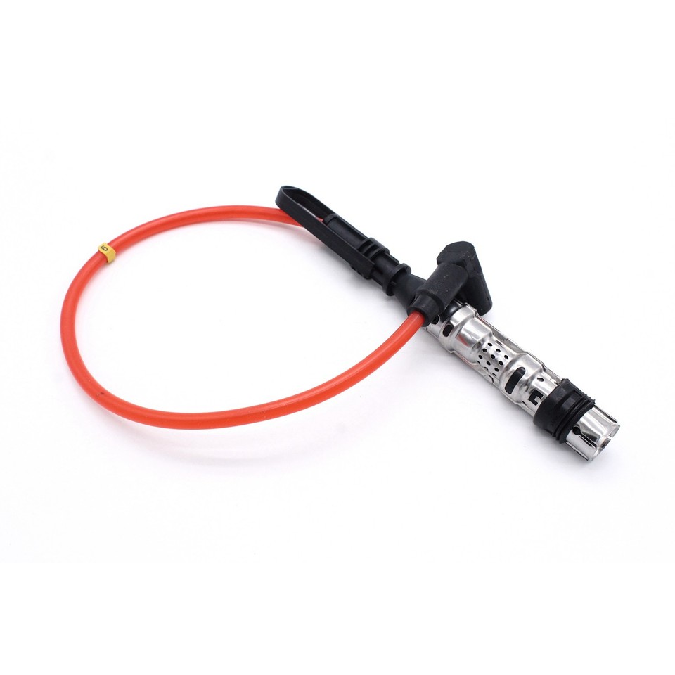 6Pcs Ignition Coil Spark Plugs Wires Cable Red for III Corrado VR6 2.8 ...