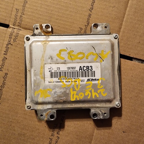 2017 TRAX Computer Brain Engine Control ECU ECM EBX Module 12679097 | eBay