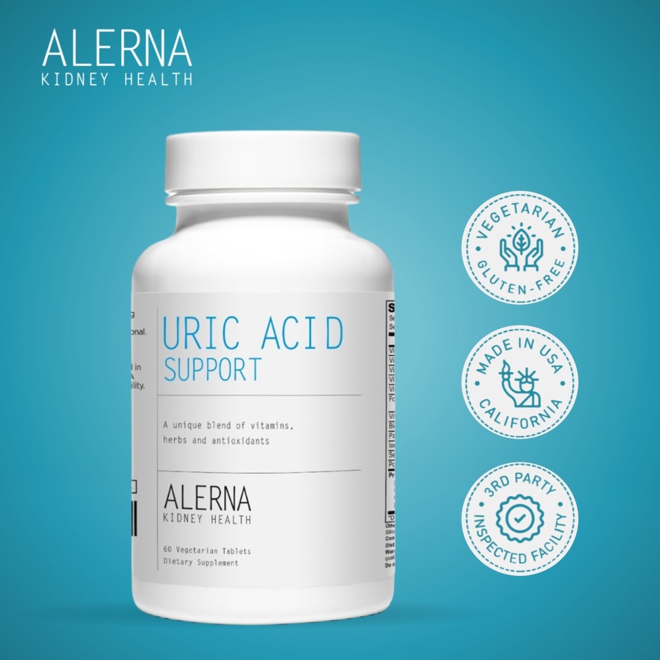 Uric Acid Support Tablets Joint & Kidney Supplement Tart Cherry For ...