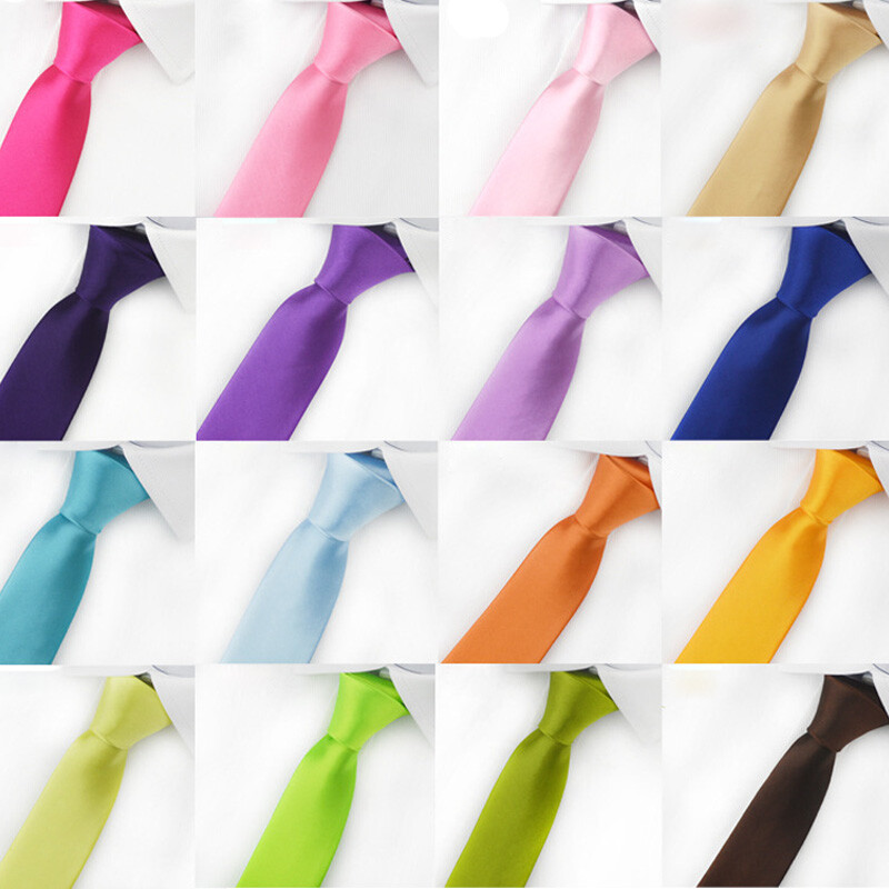 New Romario Manzini® Men's Traditional Solid Color Ties (55 colors) | eBay