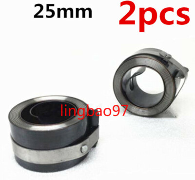 2pcs Milling Machine Part Spindle Quill Return Clock Spring R8 25mm ...