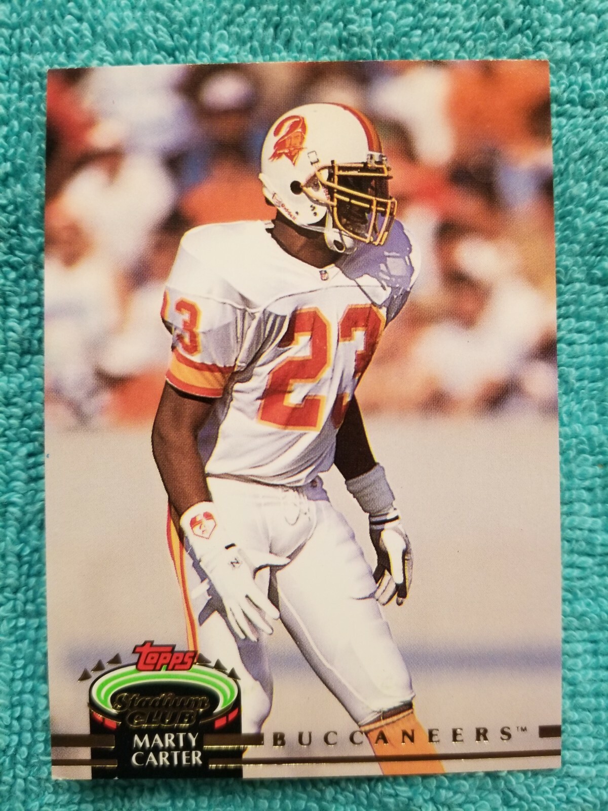 1992 TOPPS STADIUM CLUB MARTY CARTER #465 TAMPA BAY BUCCANEERS | eBay