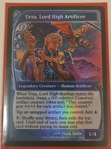 Urza, Lord High Artificer Future Sight Frame Mystery booster 2 Foil | eBay