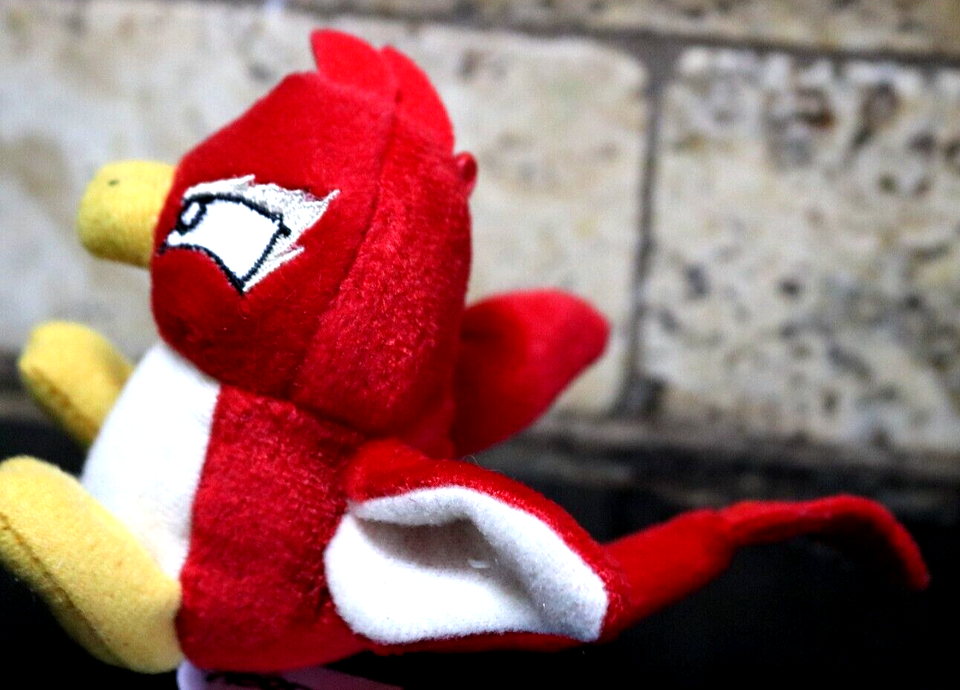 Neopets Red Pteri Bird McDonald's 2005 Mini Promo Plush Stuffed Toy 4 ...