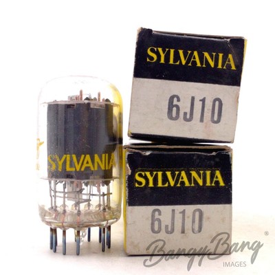 2 Sylvania 6J10/6Z10 Pentode Gated Beam Discriminator Valve- BangyBang ...