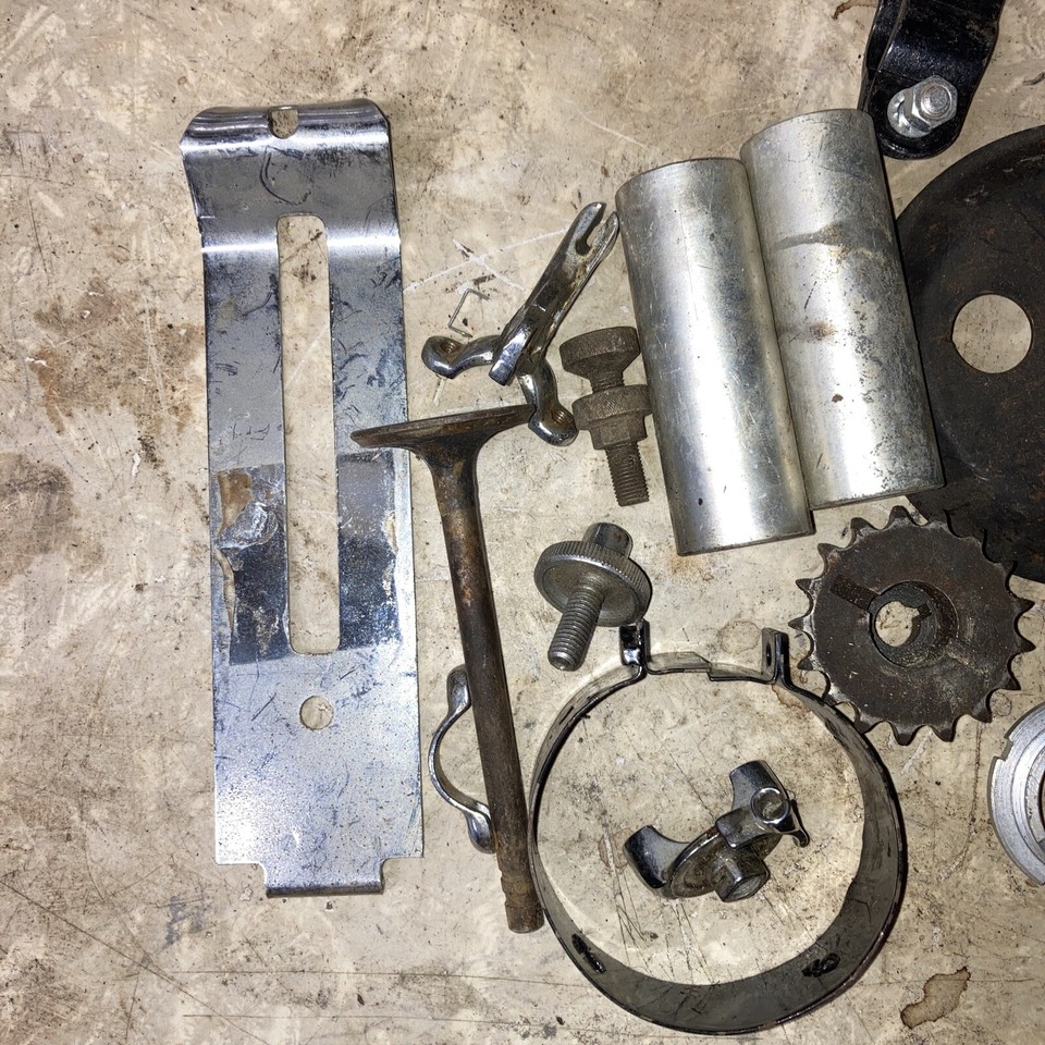 Lot Vintage British Motorcycle Matchless AJS Model 18 G80 500 parts | eBay