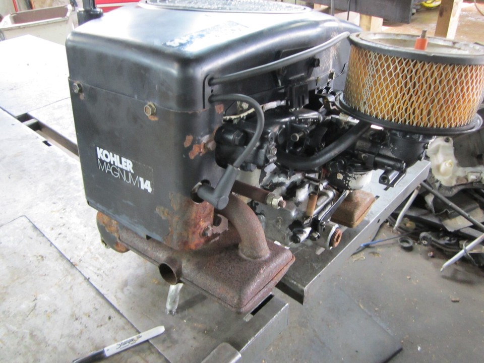 CUB CADET KOHLER MAGNUM 14HP TWIN GOOD RUNNING ENGINE MOTOR MV16 | eBay