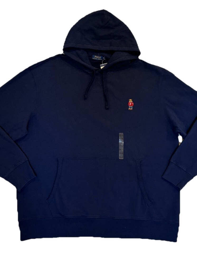 Polo Ralph Lauren USA US Flag Bear Sweatshirt Fleece Pullover Hoodie ...