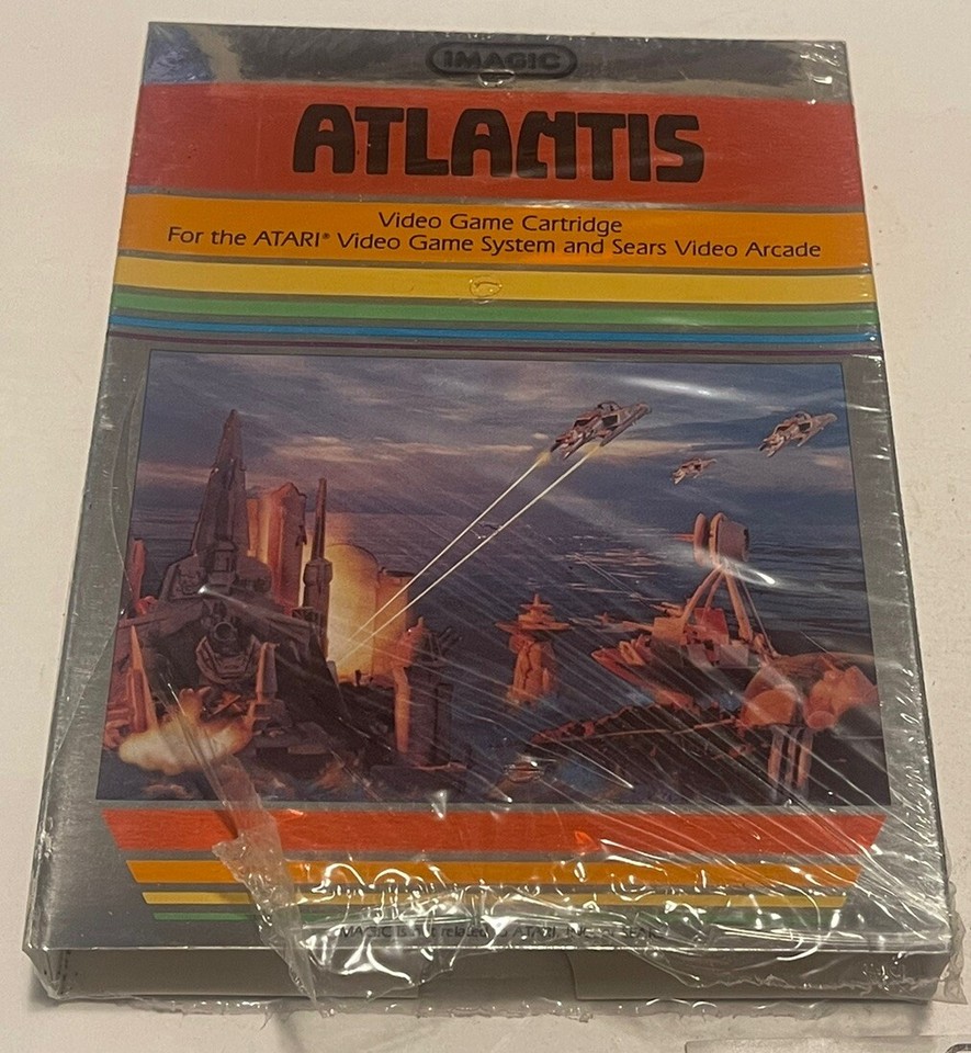 1982 CIB Atari 2600 Game - ATLANTIS, Complete In Box, Imagic | eBay