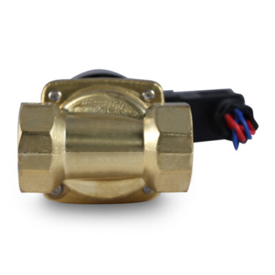 Solenoid Valve 3/4" NPT Normally Open Electric - 110V/120V AC, Brass ...