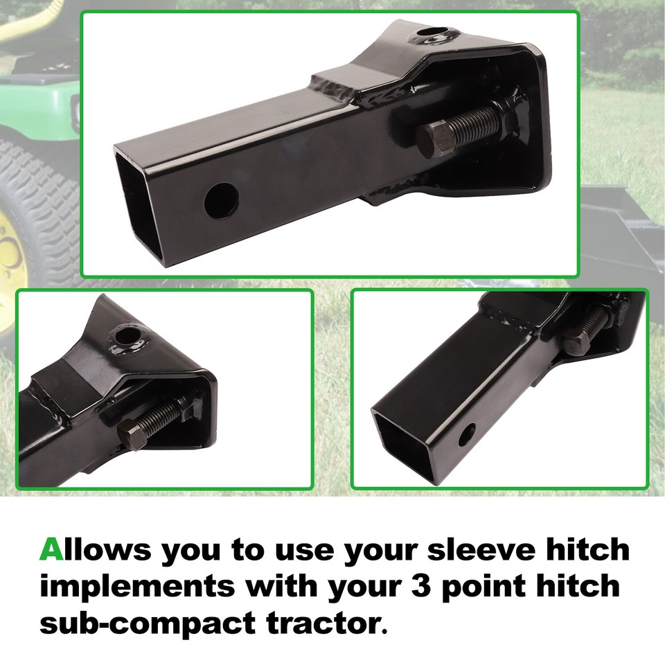 SUVWINNER Sleeve Hitch Adapter for 2" Receiver Black Heavy Steel | eBay