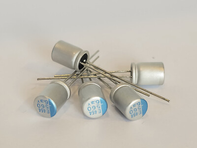 5 Pack 560uF 6.3V NCC PSE 6.3 x 8mm Super Low ESR Solid Capacitor - USA ...