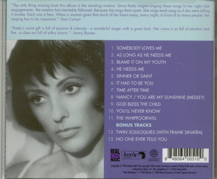 The Intimate Keely Smith by Smith, Keely (CD, 2016) for sale online | eBay