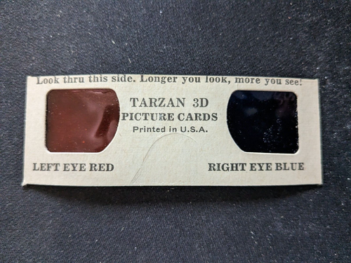 1953 Topps Tarzan 3D Picture Card Glasses - (EX) 6th Set | eBay