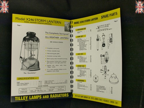 TILLEY LAMP GENERAL CATALOGUE KEROSENE LAMP PARAFFIN LAMP | eBay